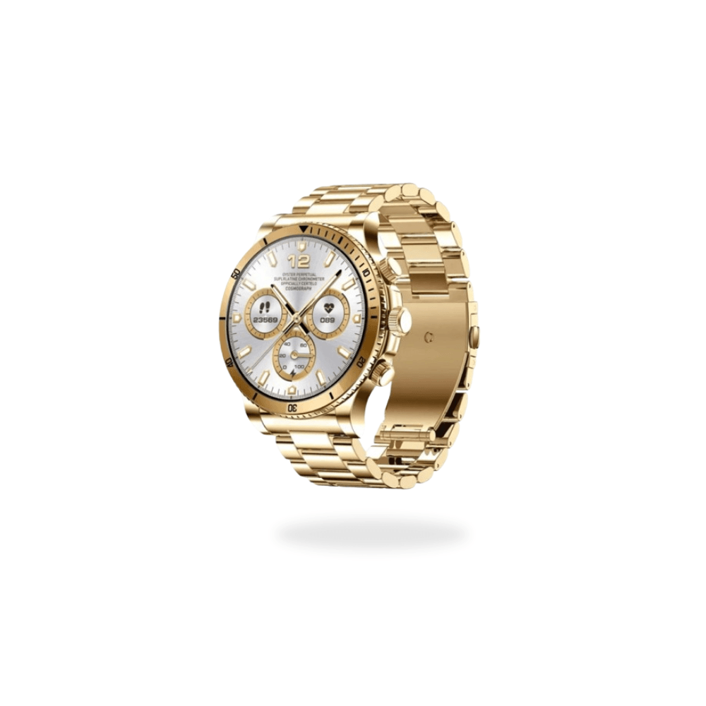 Smartwatch Ultimate HW5 Silver Amoled GPS Triple Correa Dorado ...