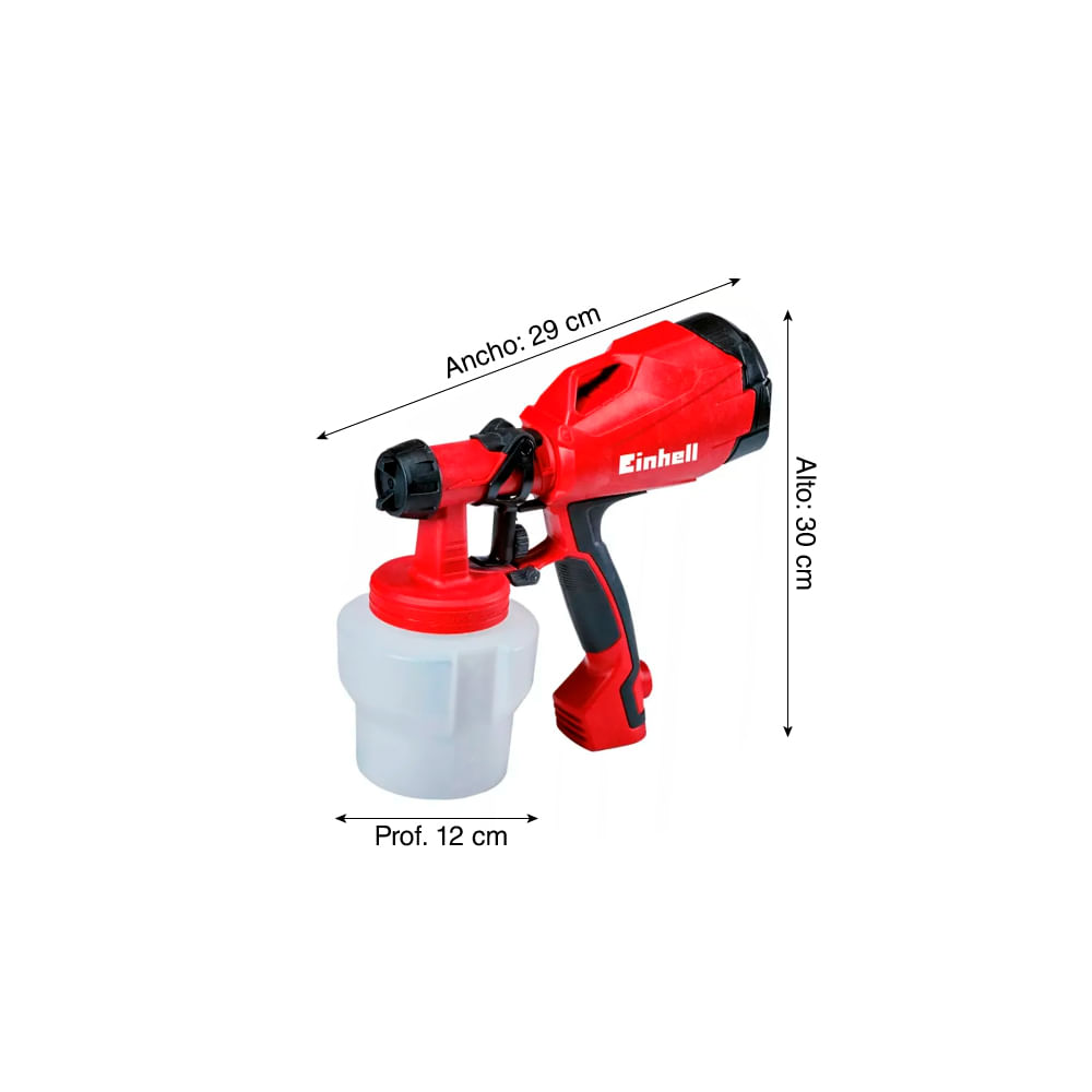 Pistola para pintura Einhell TC-SY 500W 1000ml - Promart
