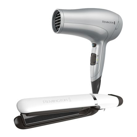 Combo Remington Alisadora Air Plates S2412 + Secador Pro Titanium D3019 ...