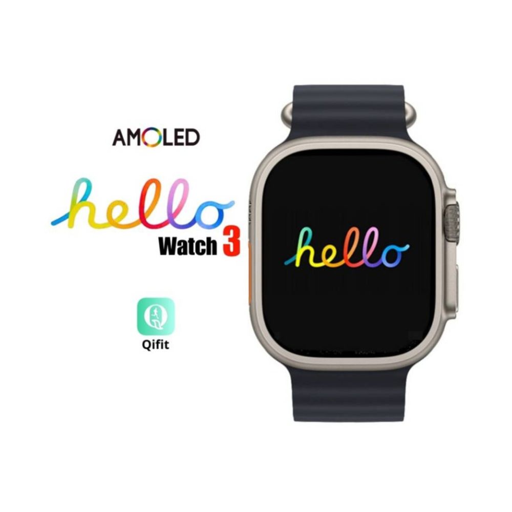 Smartwatch Hello 3 Plus Ultra Amoled - Color Negro - Promart