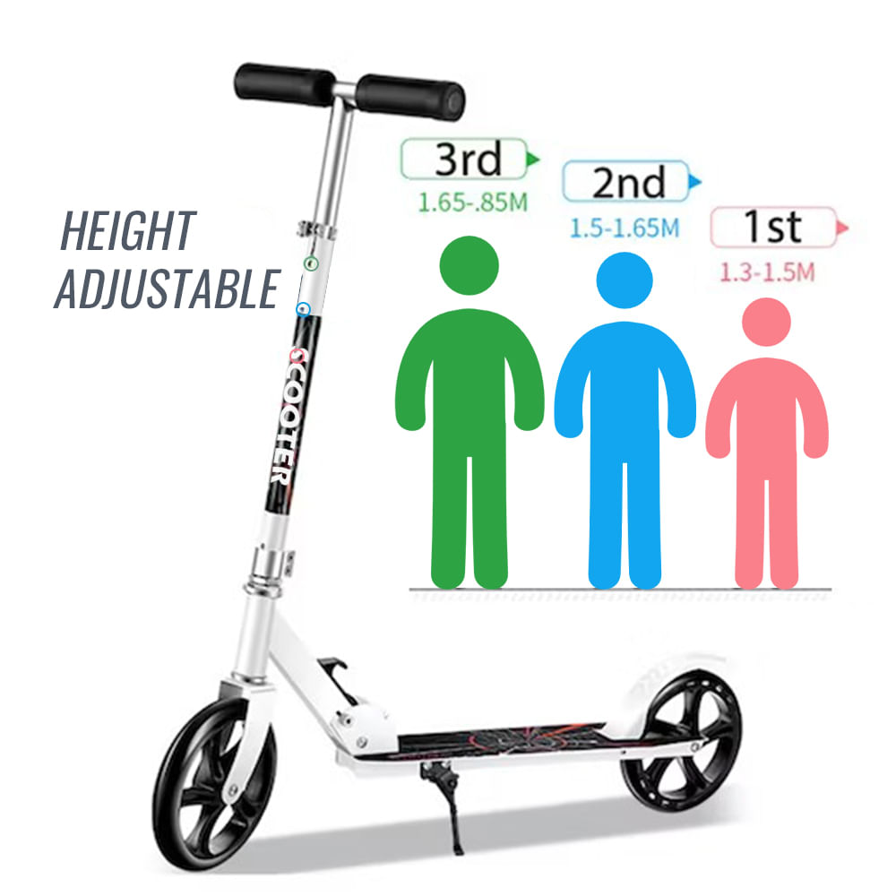 Scooter Clásico Dos Ruedas Adultos Niños Color Blanco | Promart.pe ...