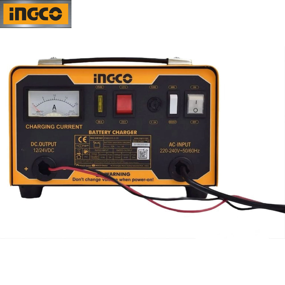 Cargador De Batería Ingco 12 24v Ing Cb1601 Promart