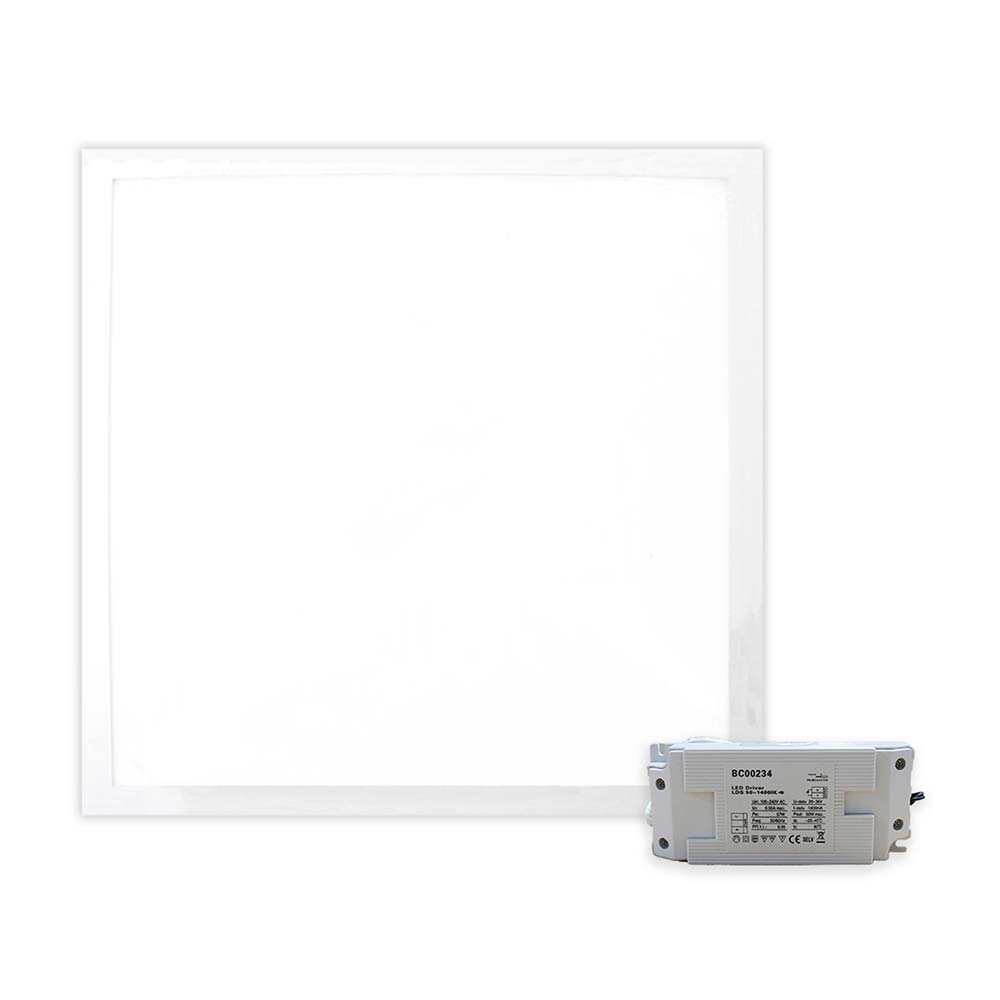 Panel LED Leviton 34W 60x60cm Blanco de Aluminio/Policarbonato - Promart