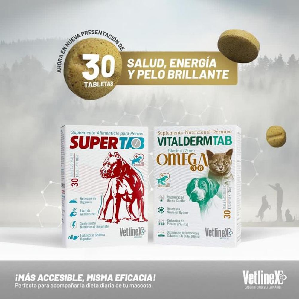 Vitalderm Tab Vetlinex Vitaminas X 30 Tabletas | Promart.pe - Promart