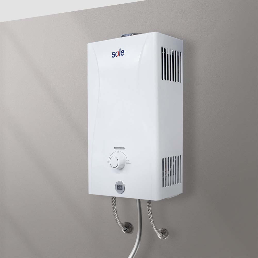 Terma a Gas Sole Control Total GLP/GN 10L Blanco - Promart