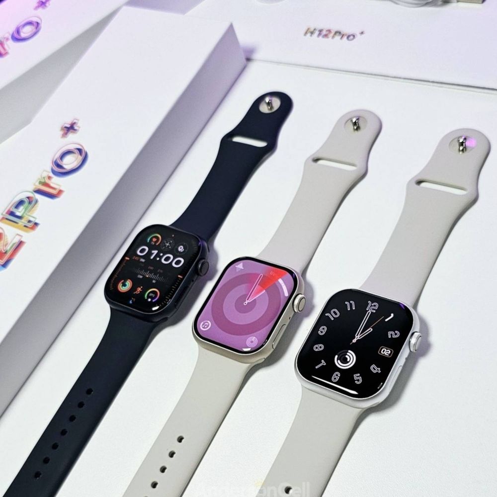 Smartwatch H12 Pro Plus 4GB Rom Serie 9 Color Beige - Promart