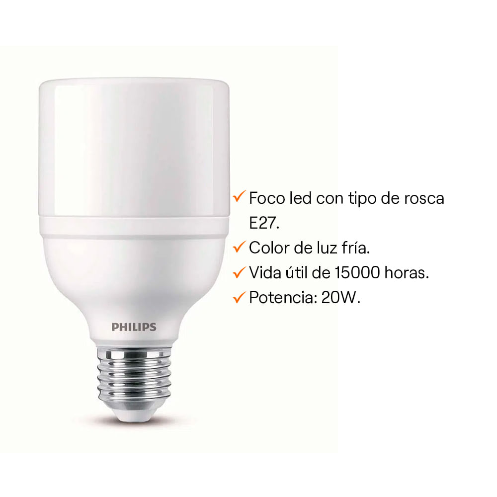 Foco Ledbright 20W LF Philips - Promart