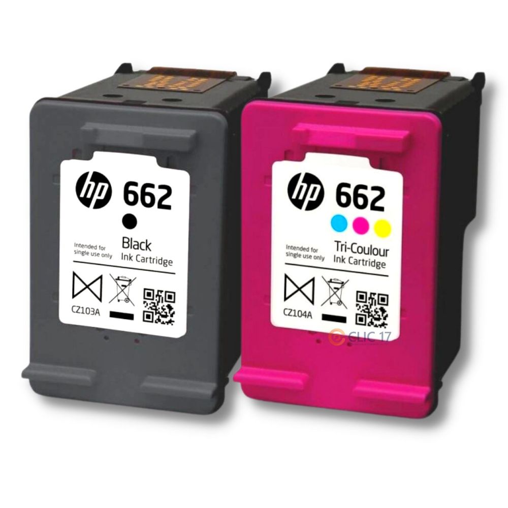 Kit Tinta HP 662 Negro Tricolor - Promart