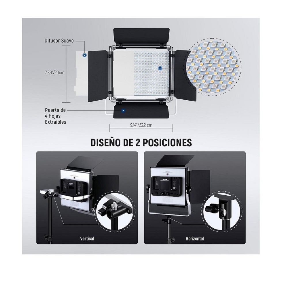 Kit Luz Led Neewer 660 Pro Rgb Led | Promart.pe - Promart