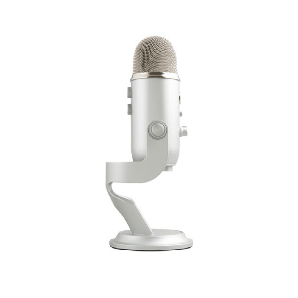Microfono Blue Yeti Usb Streaming Cardioid Omni Bi Led Silver - Promart