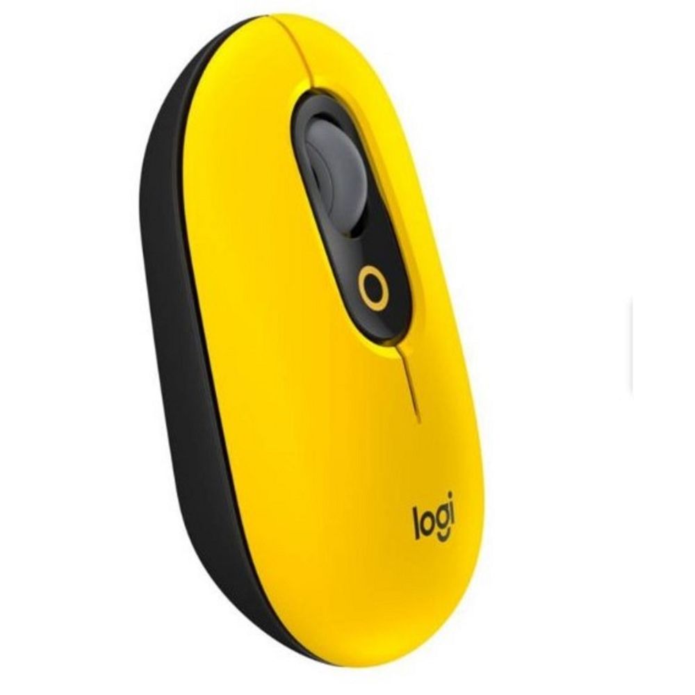 Mouse logitech Pop Bluetooth Blackyellow - Promart
