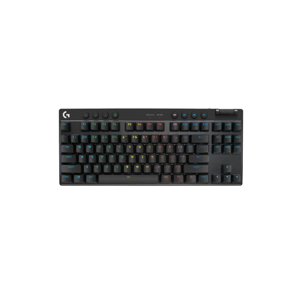 Teclado Gamer Logitech Pro X Tkl Lightspeed Usa Black - Promart