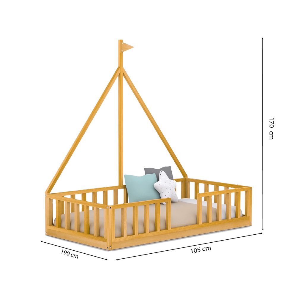 Cama Montessori Nina Plaza y Media Movenda - Promart