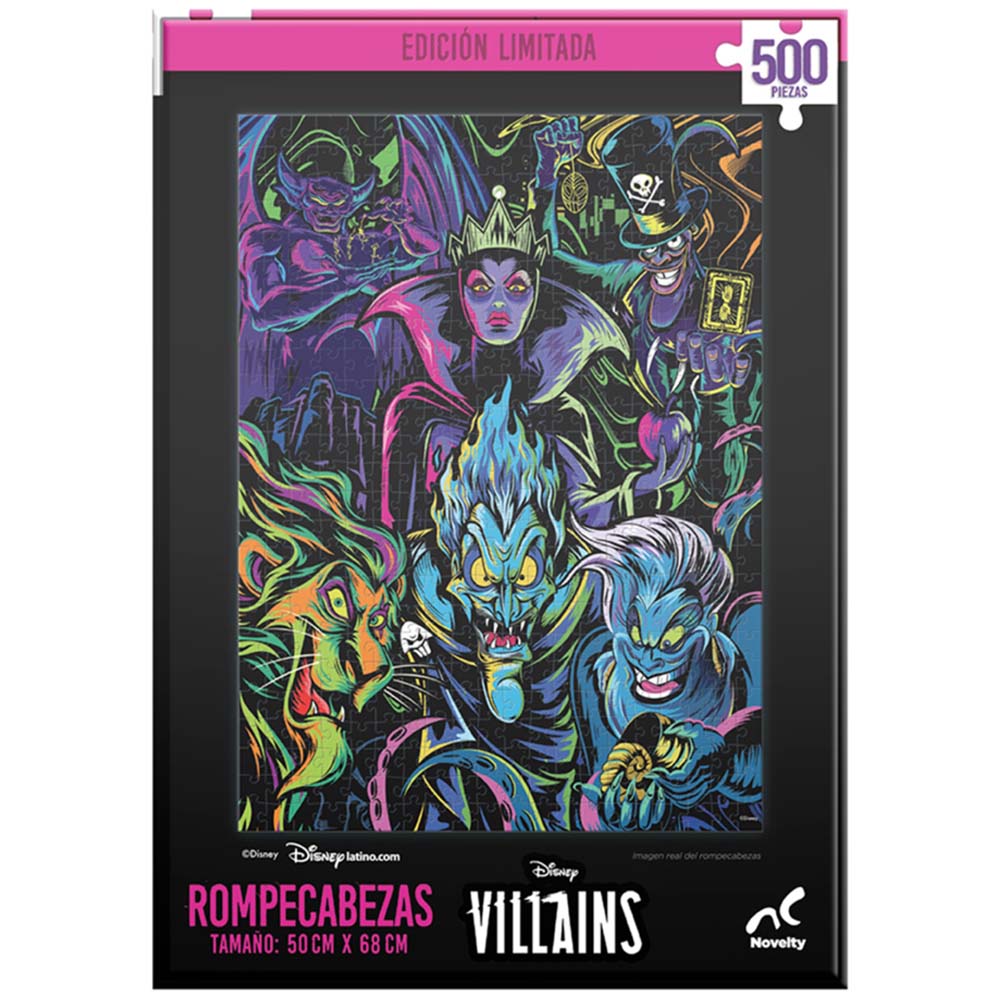 Rompecabezas DISNEY Coleccionable 500 Piezas Villanos JCA-2849 - Promart