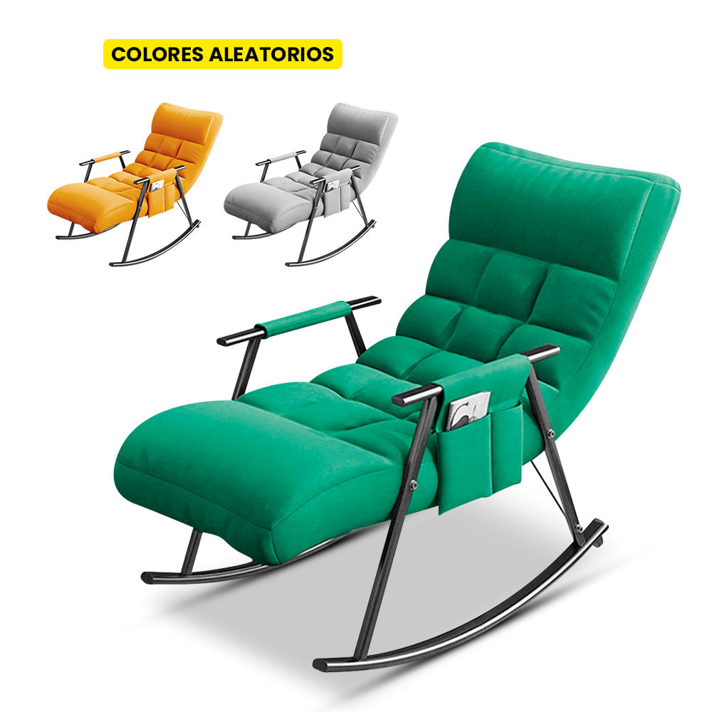 Silla Mecedora Reclinable Adultos con Bolsillos Terraza - Promart