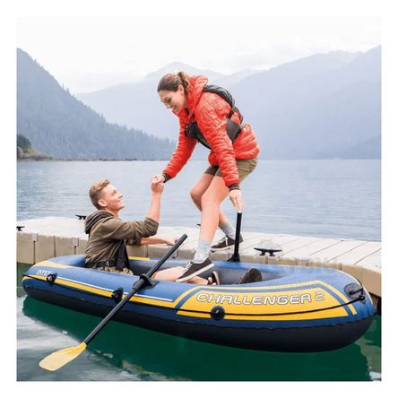 Bote Challenger 2 con Remos y Inflador para 2 Personas - Promart
