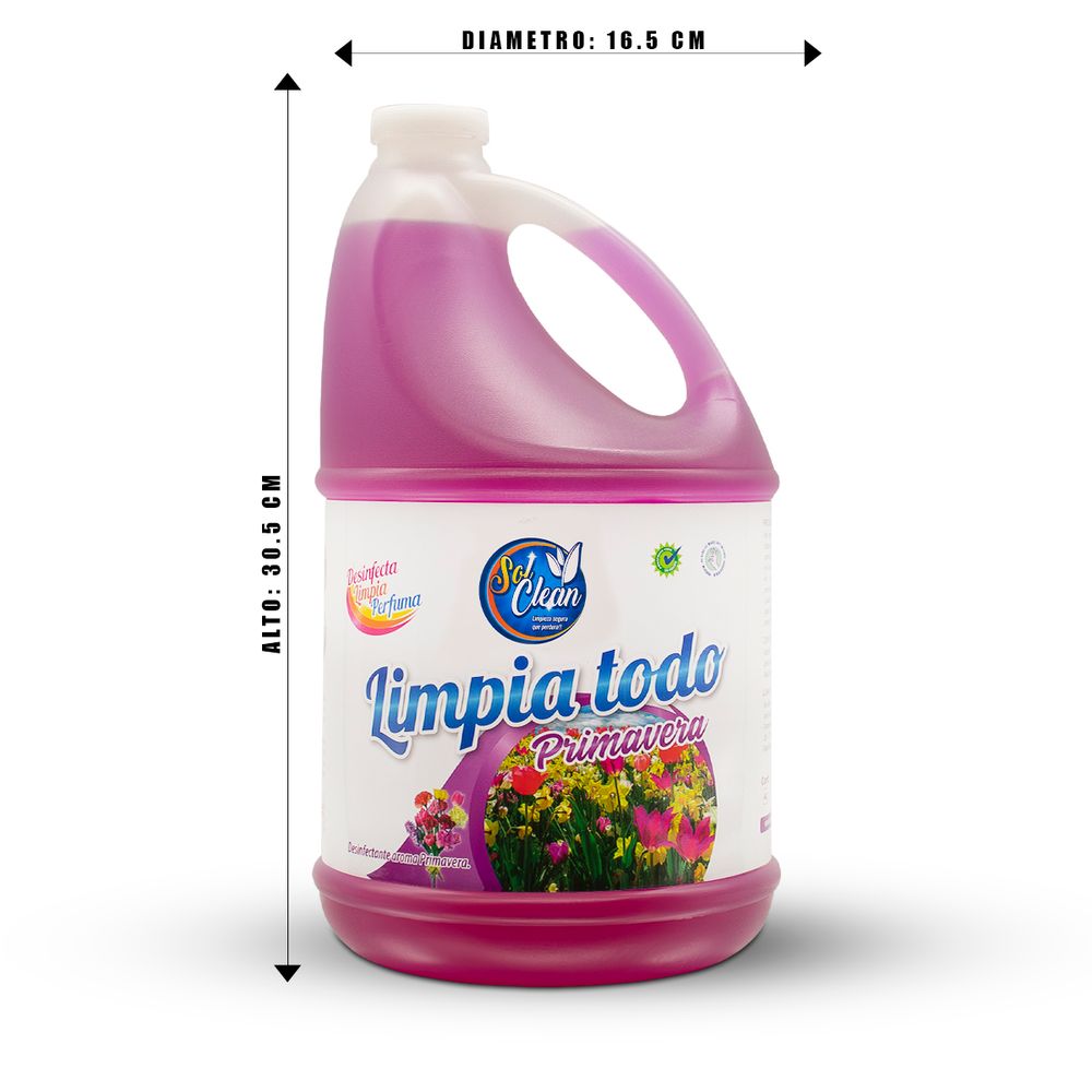 Limpiatodo Desinfectante Sol Clean 4Lt Aroma Primavera | Promart.pe ...