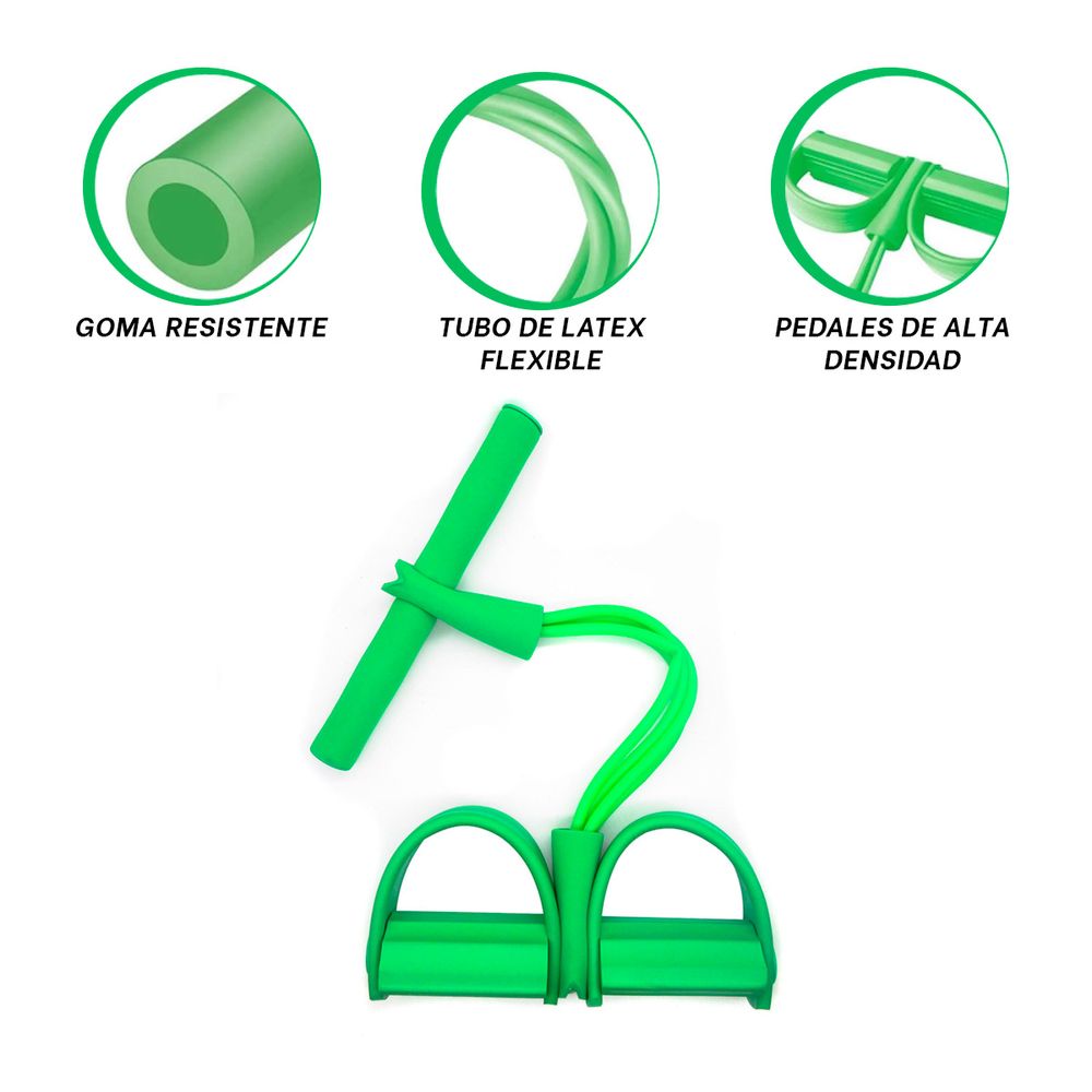 Liga Elastica para Ejercicio Abdominal Color Verde - Promart