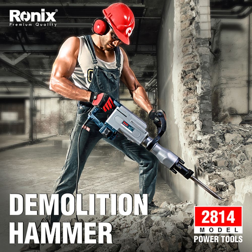 Martillo Demoledor 14 KG 1600W RONIX 2814L | Promart.pe - Promart