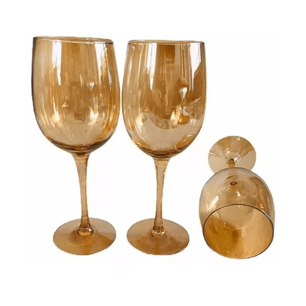 Copa Doradas de Lujo Wine Glass 06 Unid - Promart