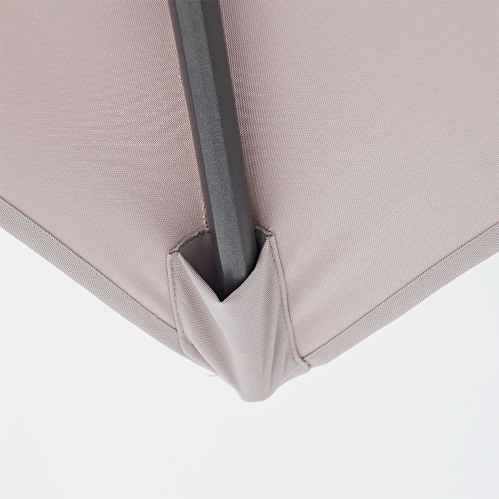 Quitasol terraza lateral Aluminio rectangular 290x390cm Taupe Naterial ...