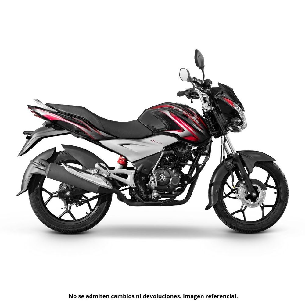Moto Bajaj Discover 125 ST Negro Rojo | Promart.pe - Promart