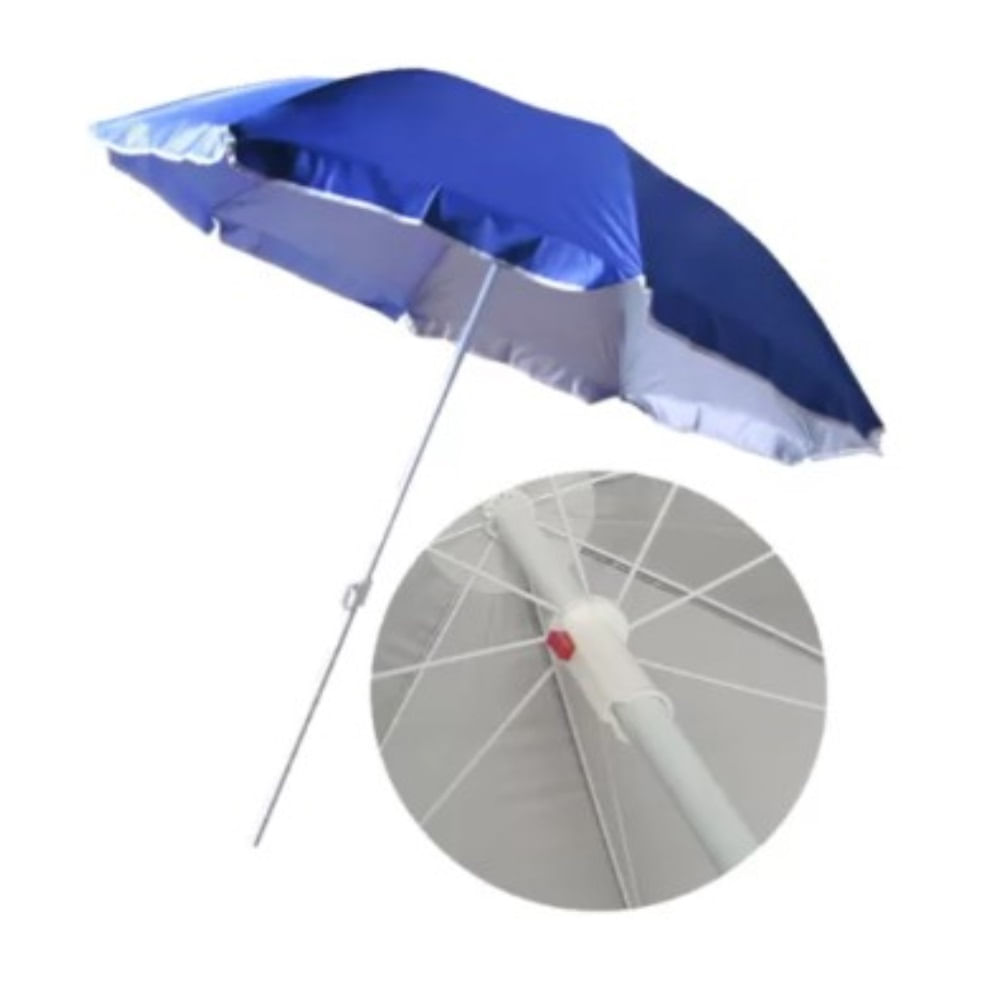 Sombrilla Playera Extragrande 210cm protección UV Funda | Promart.pe ...