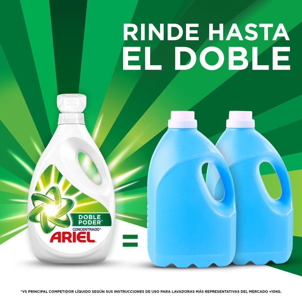 Pack Detergente Líquido ARIEL Pro Cuidado 3L x 2un - Promart