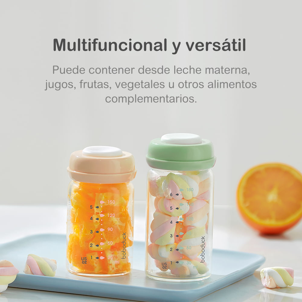 Frasco Botella Multiusos 180ML Fórmula Leche Boboduck F9268 - Promart