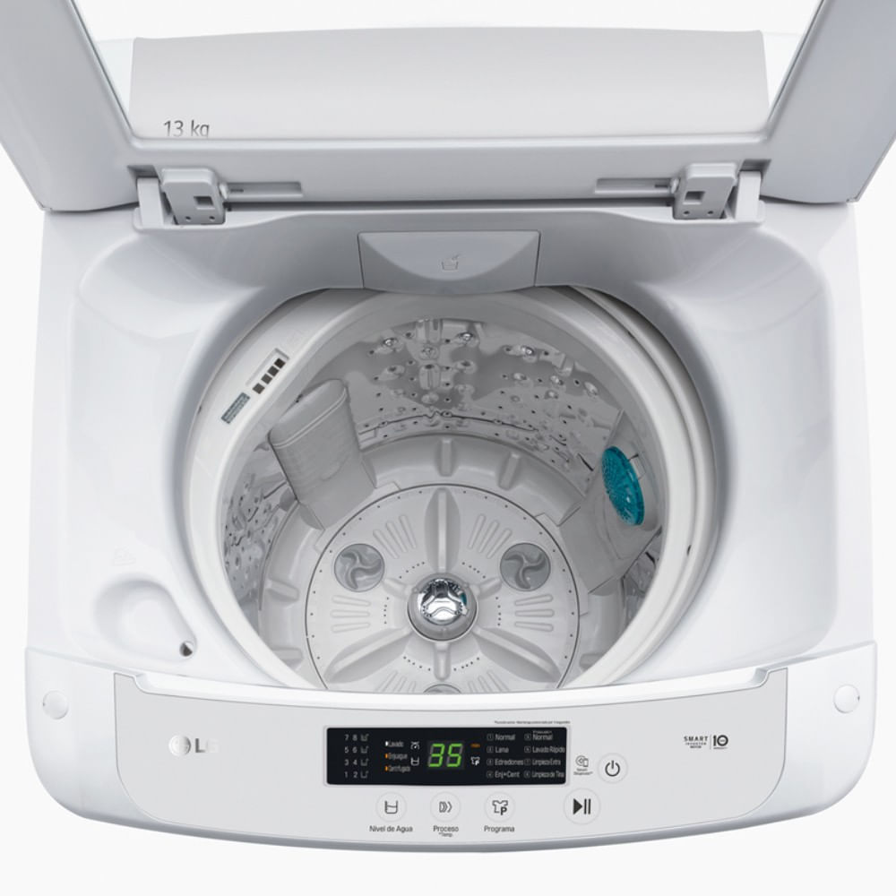 Lavadora LG WT13WPBK Smart Motion Carga Superior 13kg Blanco - Promart