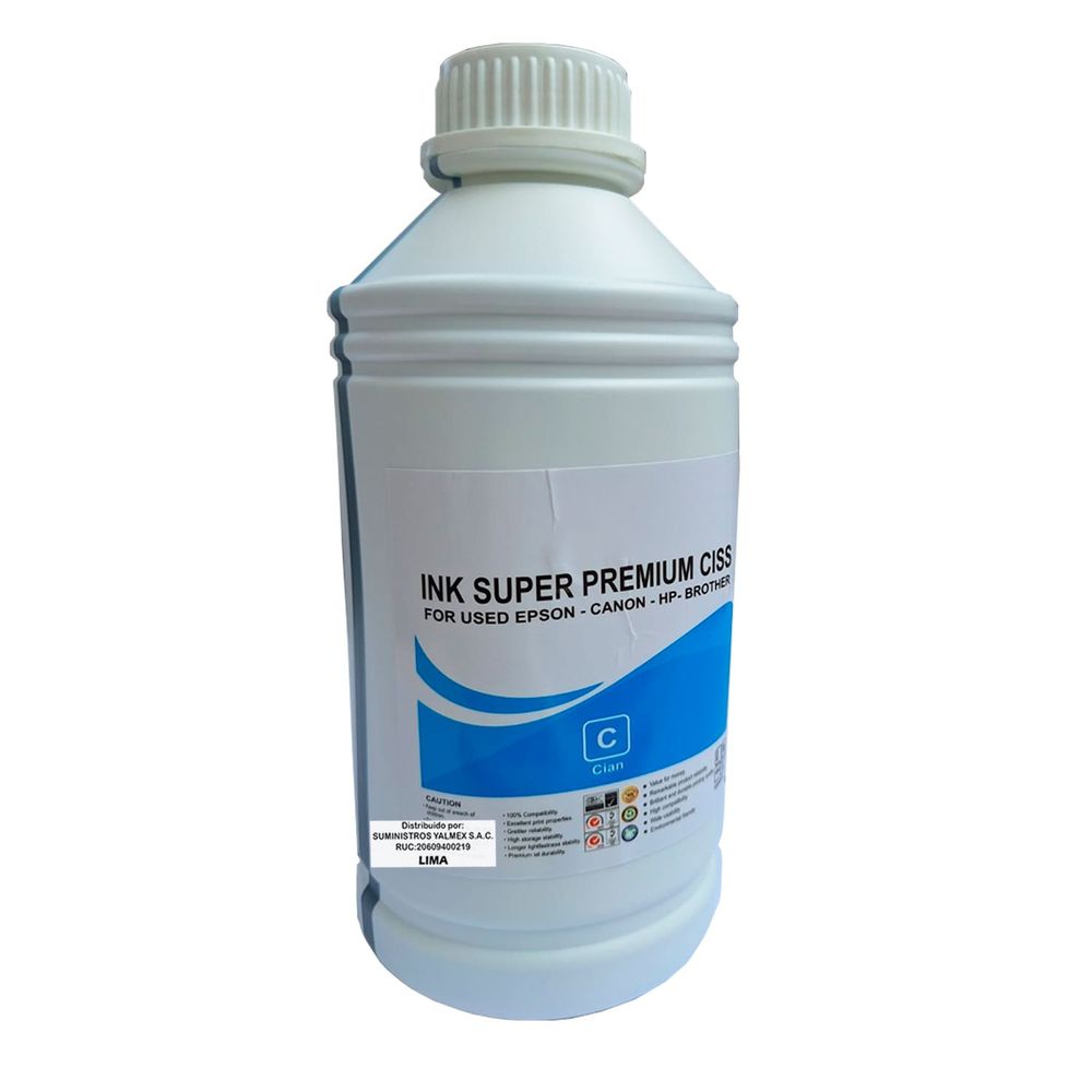 Pack Tinta Compatible Litro Super Premium Ciss GT53 Negro y GT52 ...