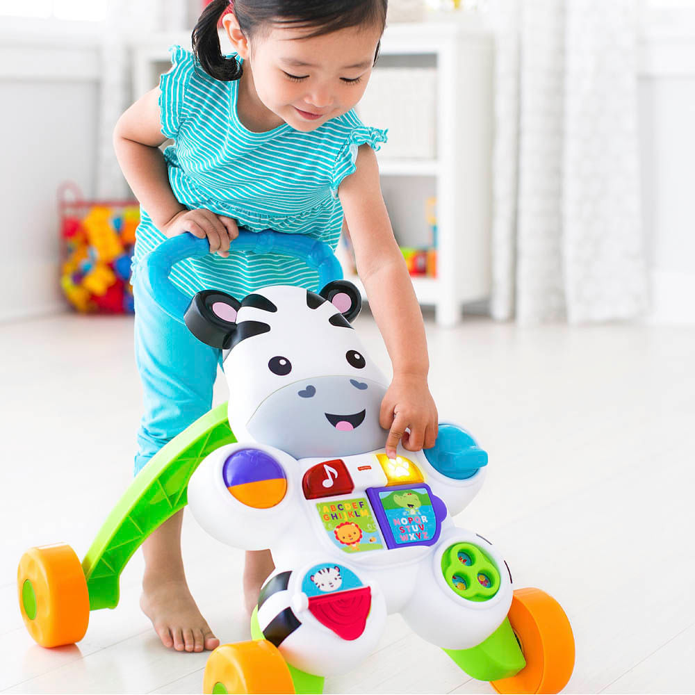 Cebra FISHER PRICE Andadera de Aprendizaje DPM82 - Promart