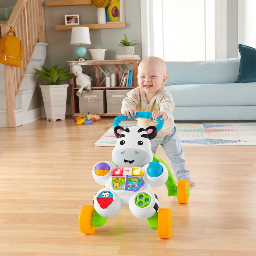 Cebra FISHER PRICE Andadera de Aprendizaje DPM82 - Promart