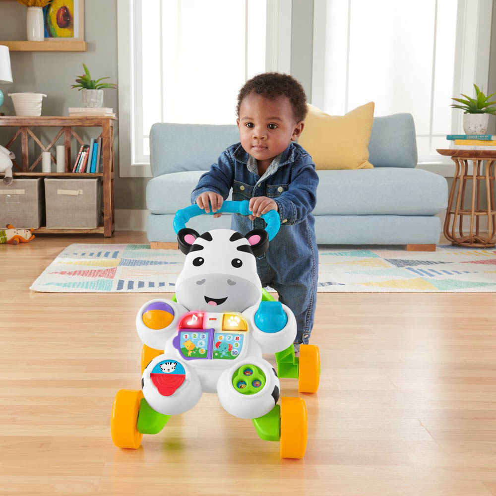 Cebra FISHER PRICE Andadera de Aprendizaje DPM82 - Promart