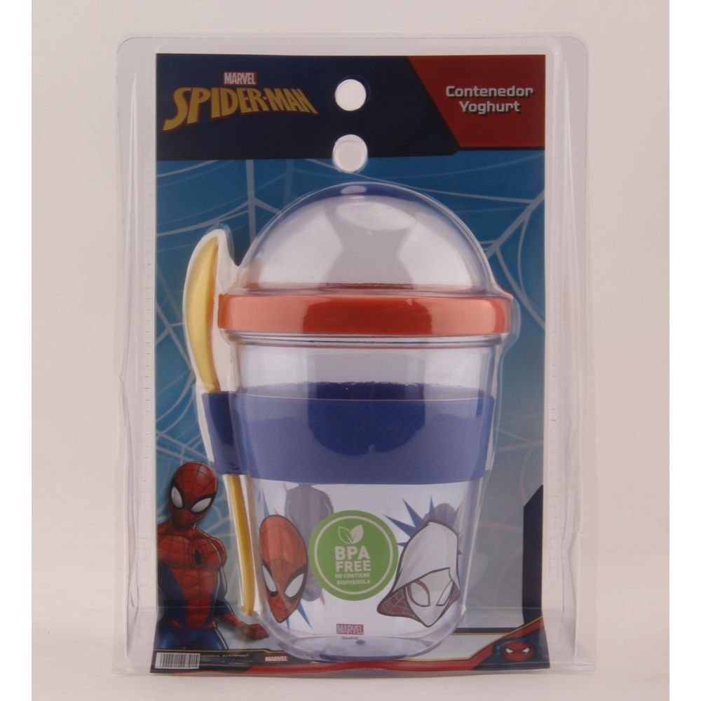 Vaso Yogurt SPIDERMAN 450ml - Promart