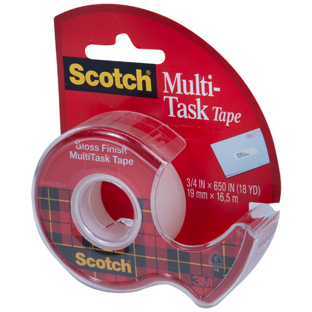 Cinta SCOTCH Cristal con Dispensador 19mm x 16.5m - Promart