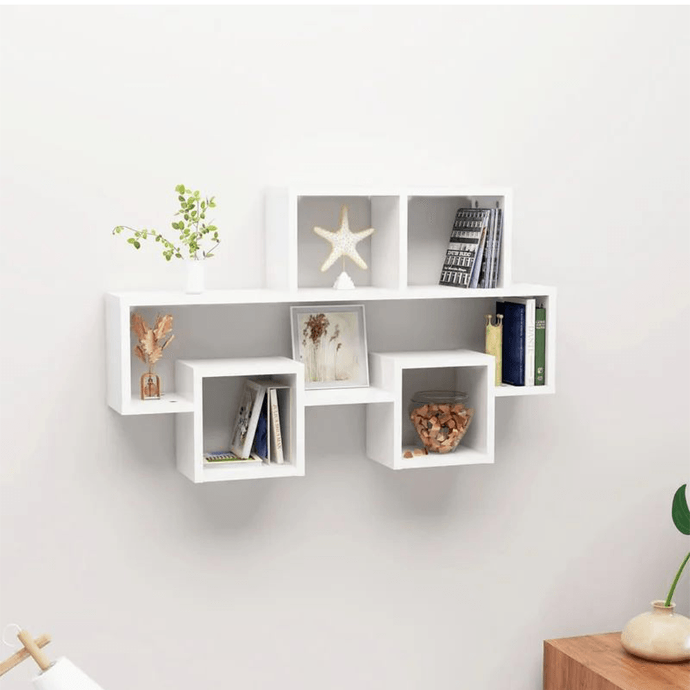 Repisa Decorativa Meori Blanco DIBA Muebles - Promart