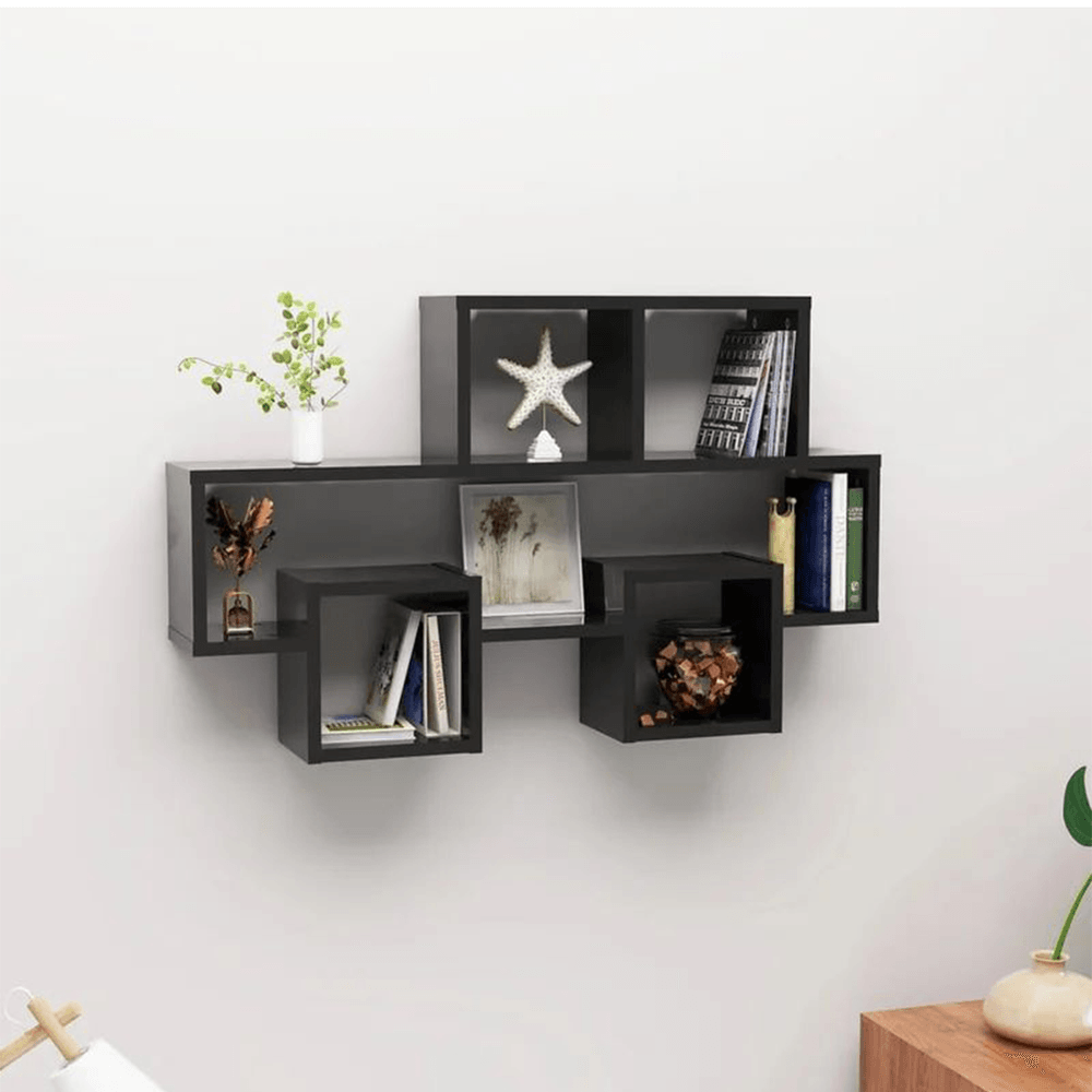Repisa Decorativa Meori Negro DIBA Muebles - Promart