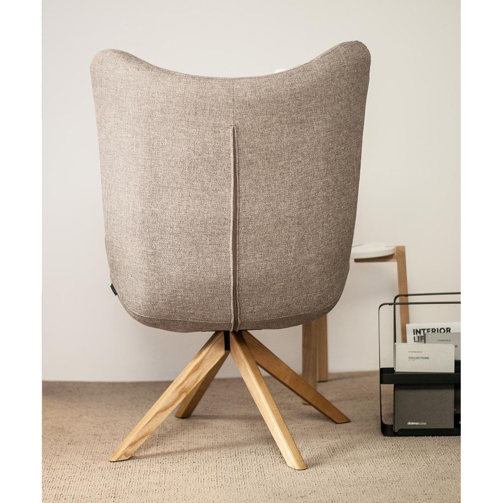 Butaca Moderna Giratoria Tokyo color Tierra TU MESITA - Promart