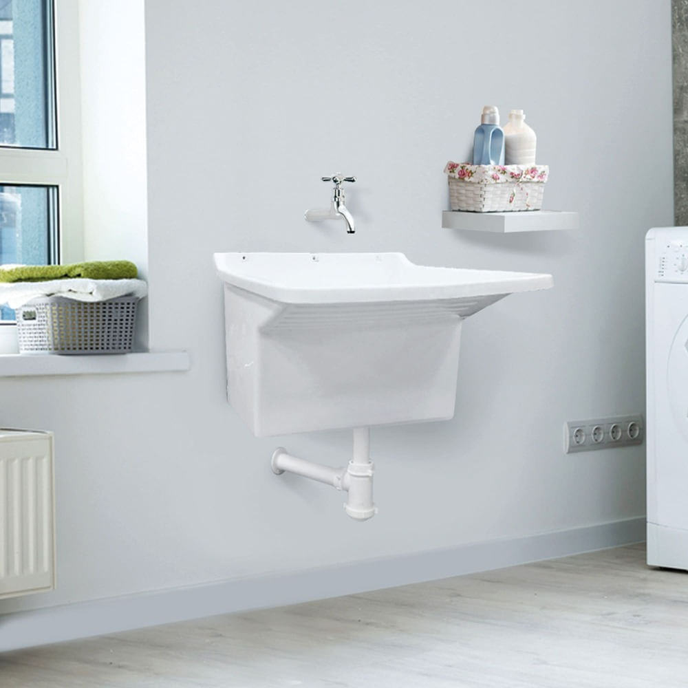 Lavadero de Lavanderia 20L con Desagüe y Trampa Metusa - Promart