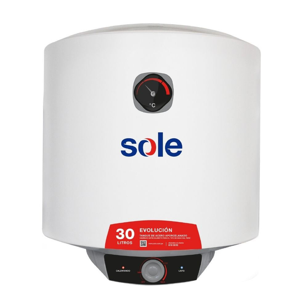 Terma Evolucion 30 litros con accesorios Sole - Promart