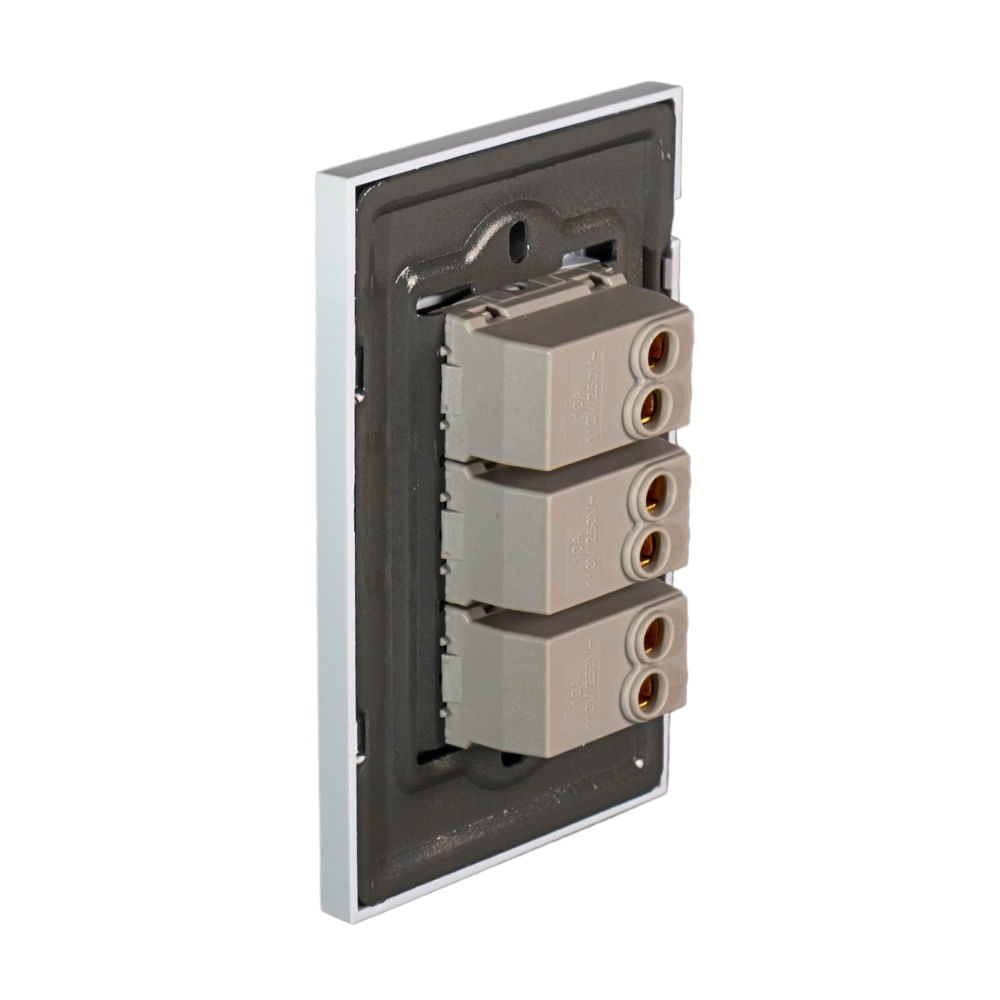 Interruptor Core Triple Blanco Orange - Promart