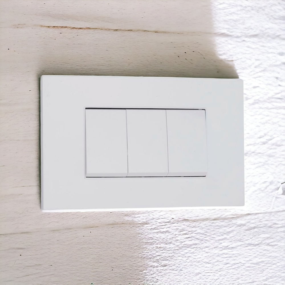 Interruptor Core Triple Blanco Orange - Promart