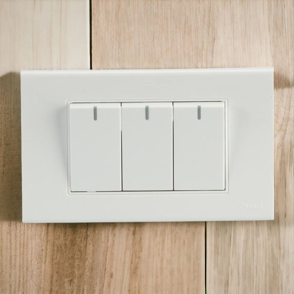 Interruptor Triple Classic Orange - Promart