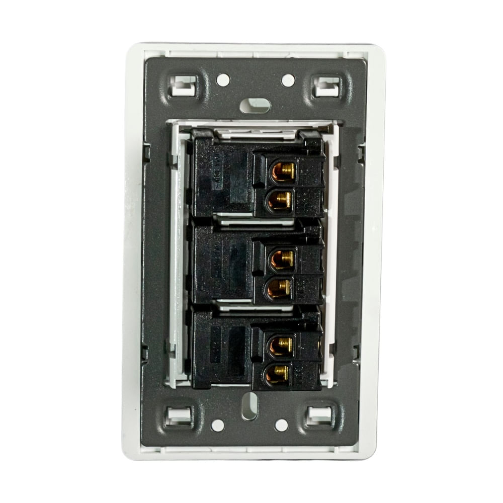 Interruptor Triple Deco Orange - Promart