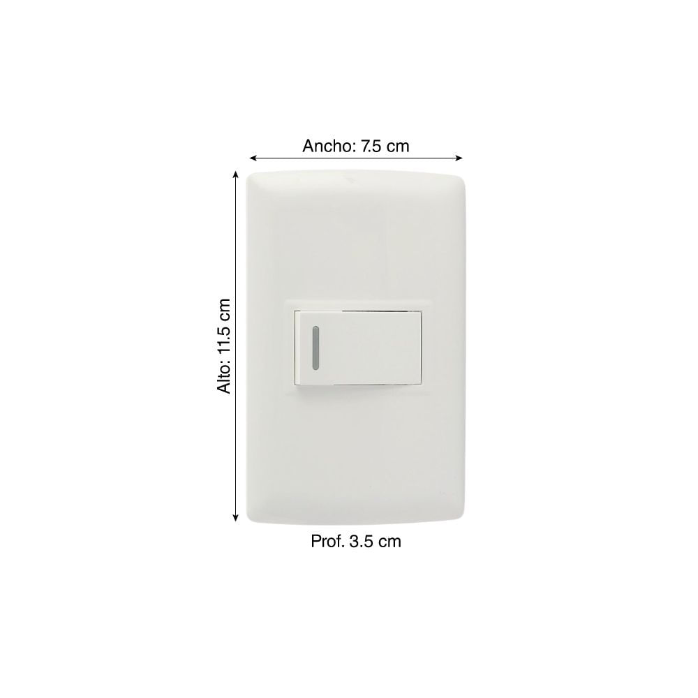 Conmutador Simple - Basic Orange - Promart