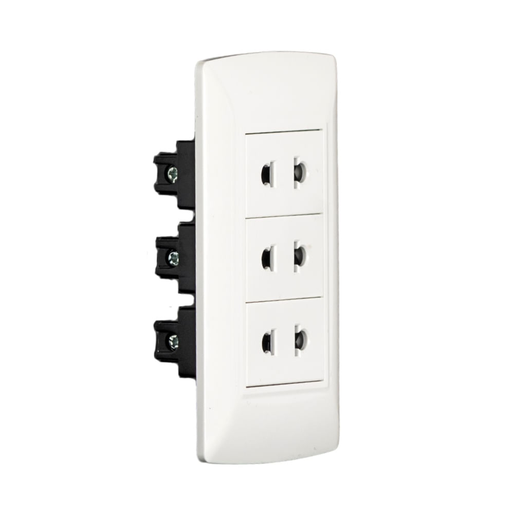 Tomacorriente Universal Triple - Basic Orange - Promart