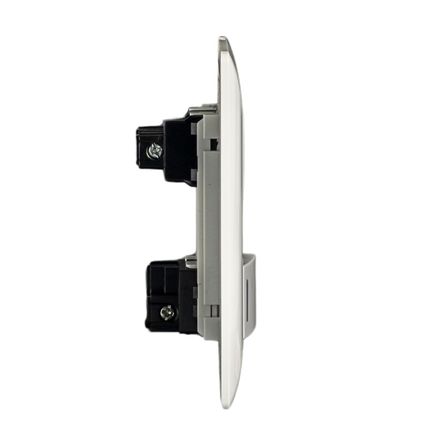 Interruptor + Tomacorriente Basic Orange - Promart