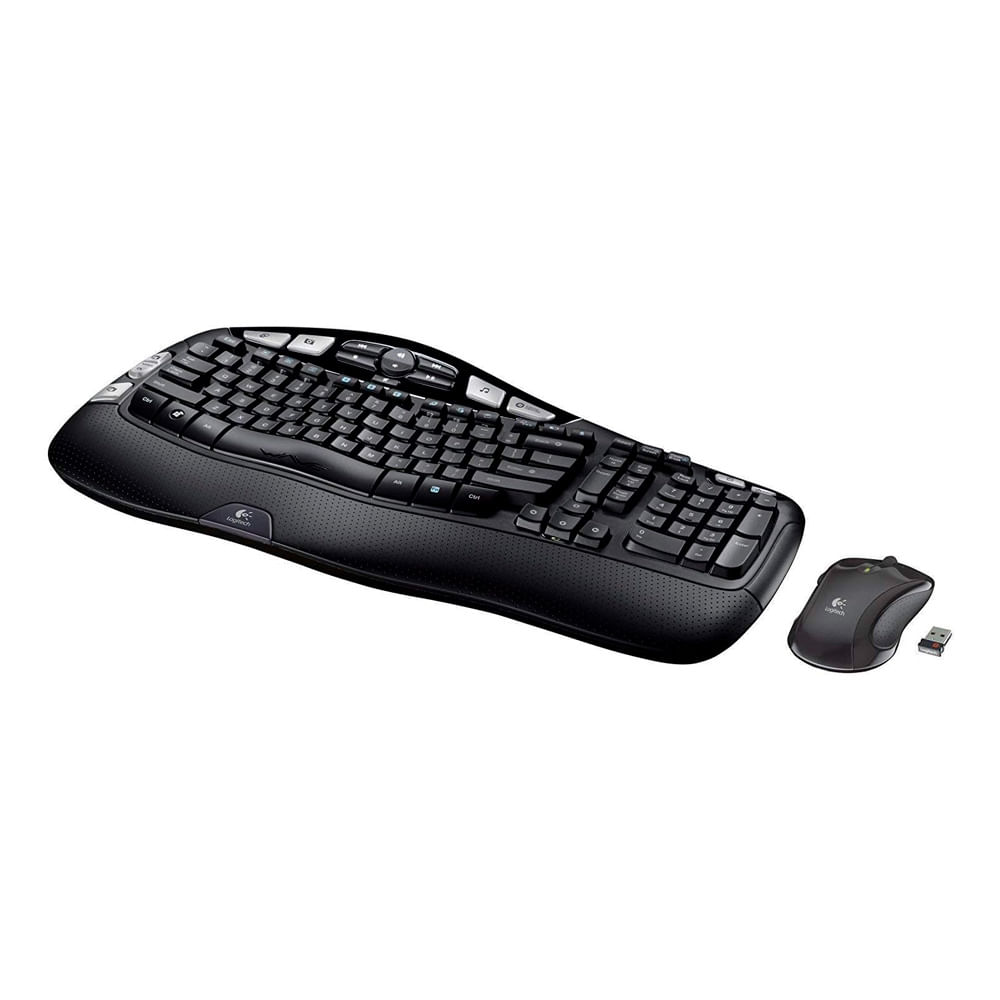 Teclado y Mouse Logitech MK550 Wireless Wave K350 - Promart