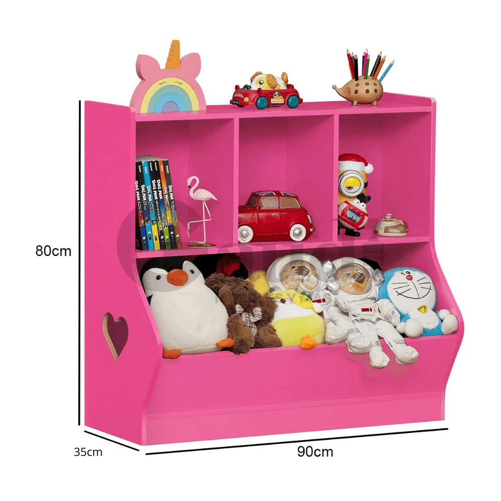 Librero Juguetero Mueble Infantil Carey Fucsia - Muebles Bonno - Promart